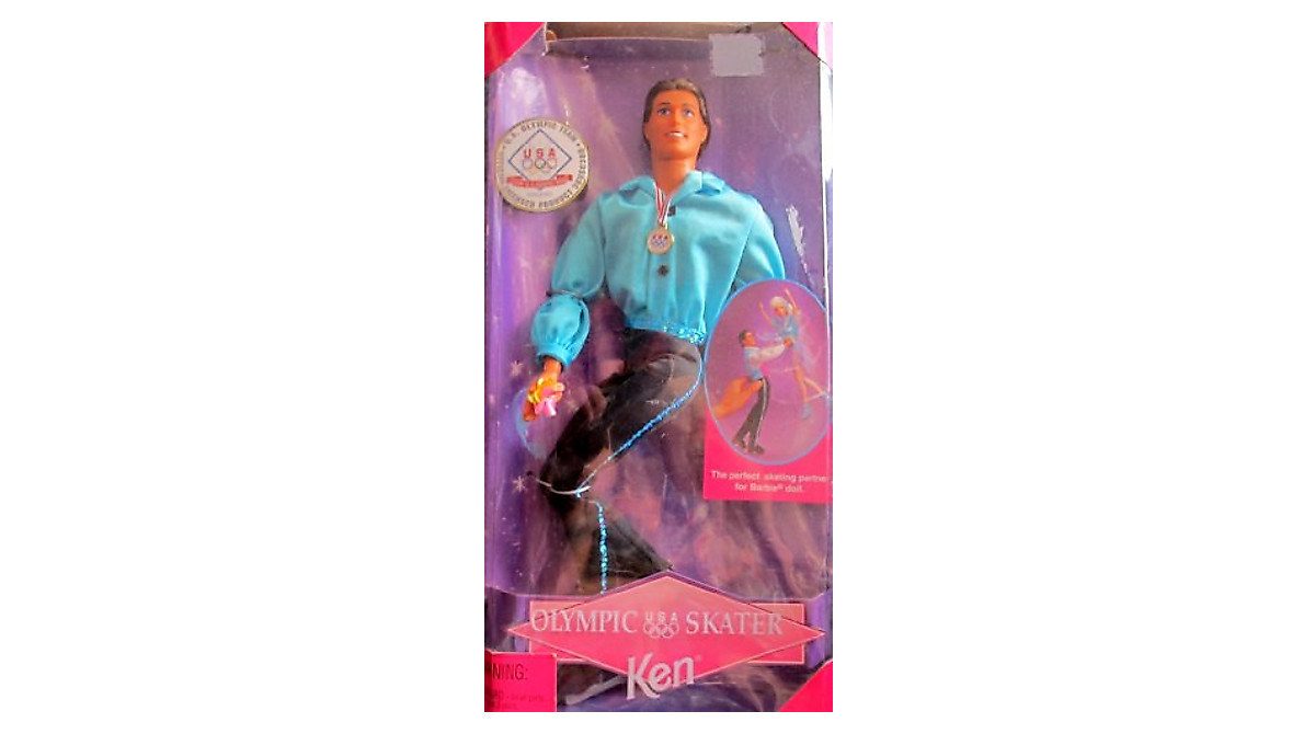 Collectible Olympic USA Skater Ken by Mattel