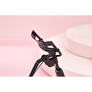 Fxidaaimt Best Curling Eyelash Curlers samll & Portable Handle Stainless Steel Eyelash Styling Aid Beauty Tool Set for All Eye Shapes and Eyelash Curler Big Eyes, Get Perfect Curl in 5 Seconds(Black)