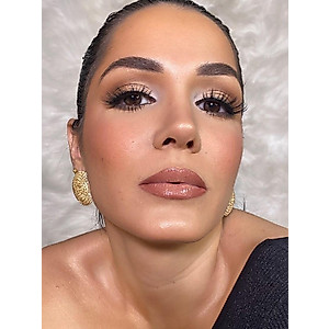 PURELEOR Natural Look Eyelashes 3D Mink Cat Eye Lash Wispies 15mm Manga Lashes 5 Pairs Soft Reusable False Eyelashes Lightweight, No Glue Included