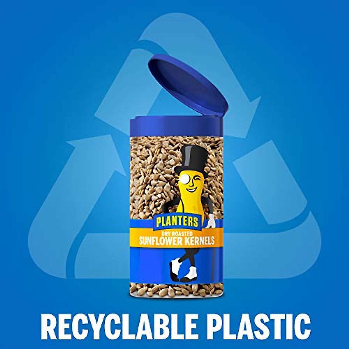 Planters Pop & Pour Dry Roasted Sunflower Seeds, (4 - 5.85 oz. Jars)