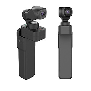 FeiyuTech Pocket 3 kit -Remote Handle&Camera 4K 60FPS Camera with Handheld 3-Axis Stabilizer, Pocket Action Camera, AI Tracking, Detachable Handle, Magnets for YouTube TikTok Video Vlog
