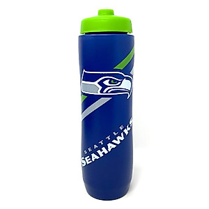 The Party Animal NFL Seattle Seahawks Squeezy Water Bottle