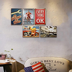 SIGNCHAT Vintage I Garden So I Don't Choke People Save A Life Send Mulch Poster Metal Sign 8x12 inches