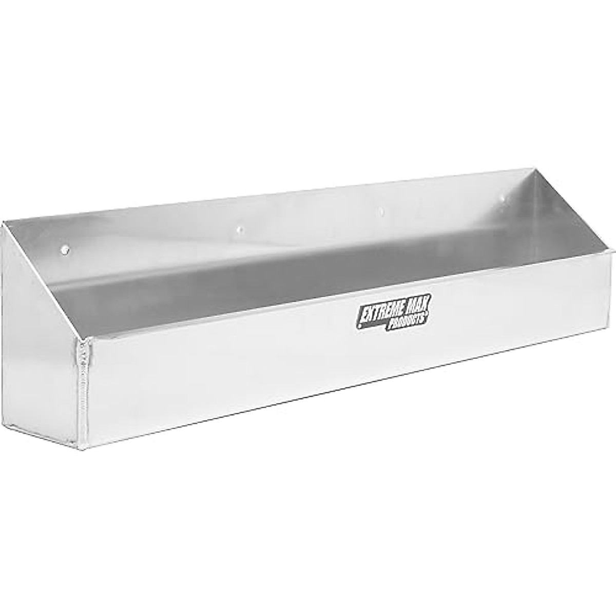 Extreme Max 5001.6194 Wall-Mount Aluminum Aerosol Storage Shelf for Enclosed Trailer Shop Garage Storage - 8-Can Capacity, Silver
