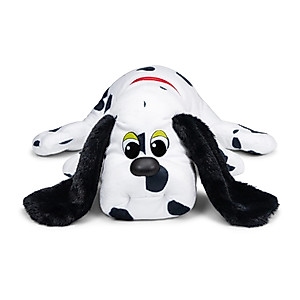 Pound Puppies Classic Plush - Dalmation with Black Spots (Long Fuzzy Ears)