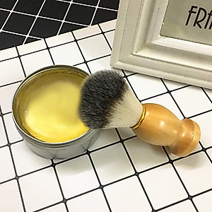 2pcs Shaving Shave Brush Barber Supplies Shaving for Men Beard Brush Barber Brush Wood Handle Shave Brush Shave Brush for Men Shave Accessory