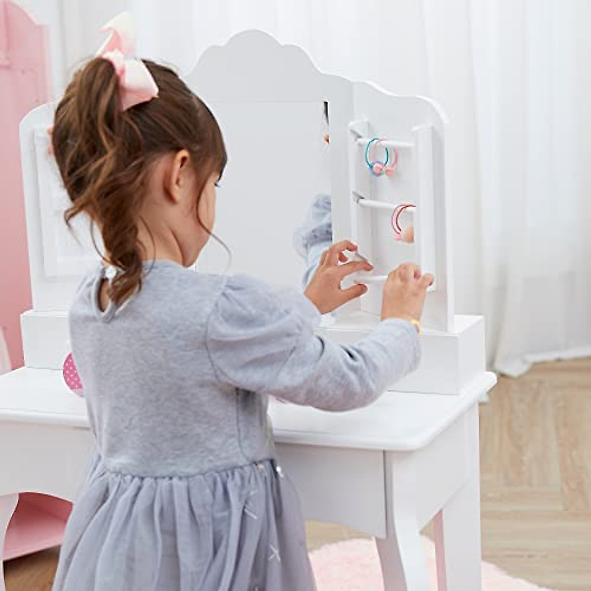Fantasy Fields - Little Princess Anna Medium Play Vanity - White