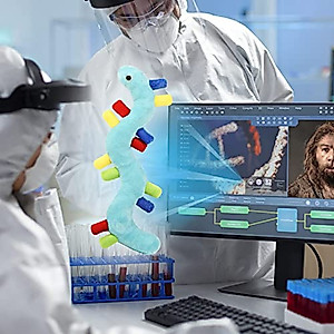 GIANTmicrobes RNA Plush - Learn About The World of Genetics with This Educational Gift, Realistic Model with Info Card, for Family, Friends, Scientists, Doctors, Ancestry Fans, Students and Educators