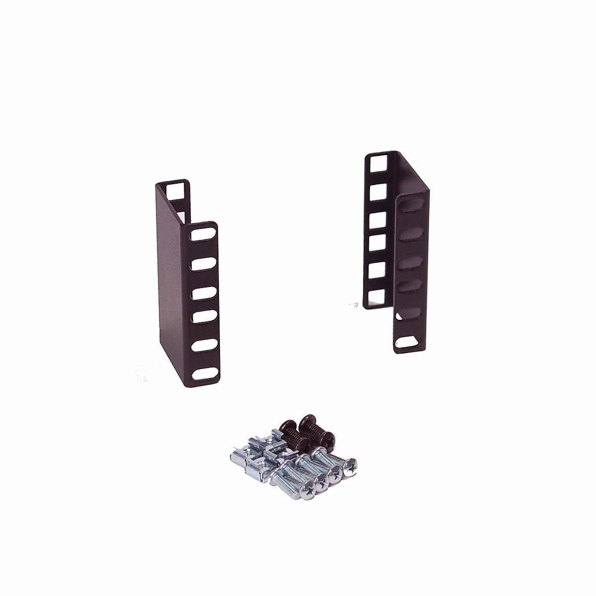 IAB102V10-2U Rackmount 2U Rack 2 inch Extender for 19 inch or 23 inch Rack Cabinet/Wall Mount cabinet (1 Pair)