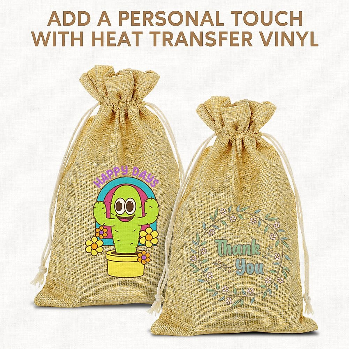 50 Pcs Burlap Gift Bags 5x8 Inch, Linen Sacks Bag with Drawstring for Gifts Candy Small Items, Reusable Jewelry Pouches for Art DIY Craft Coffee Present Wedding Favors Household Use, Brown