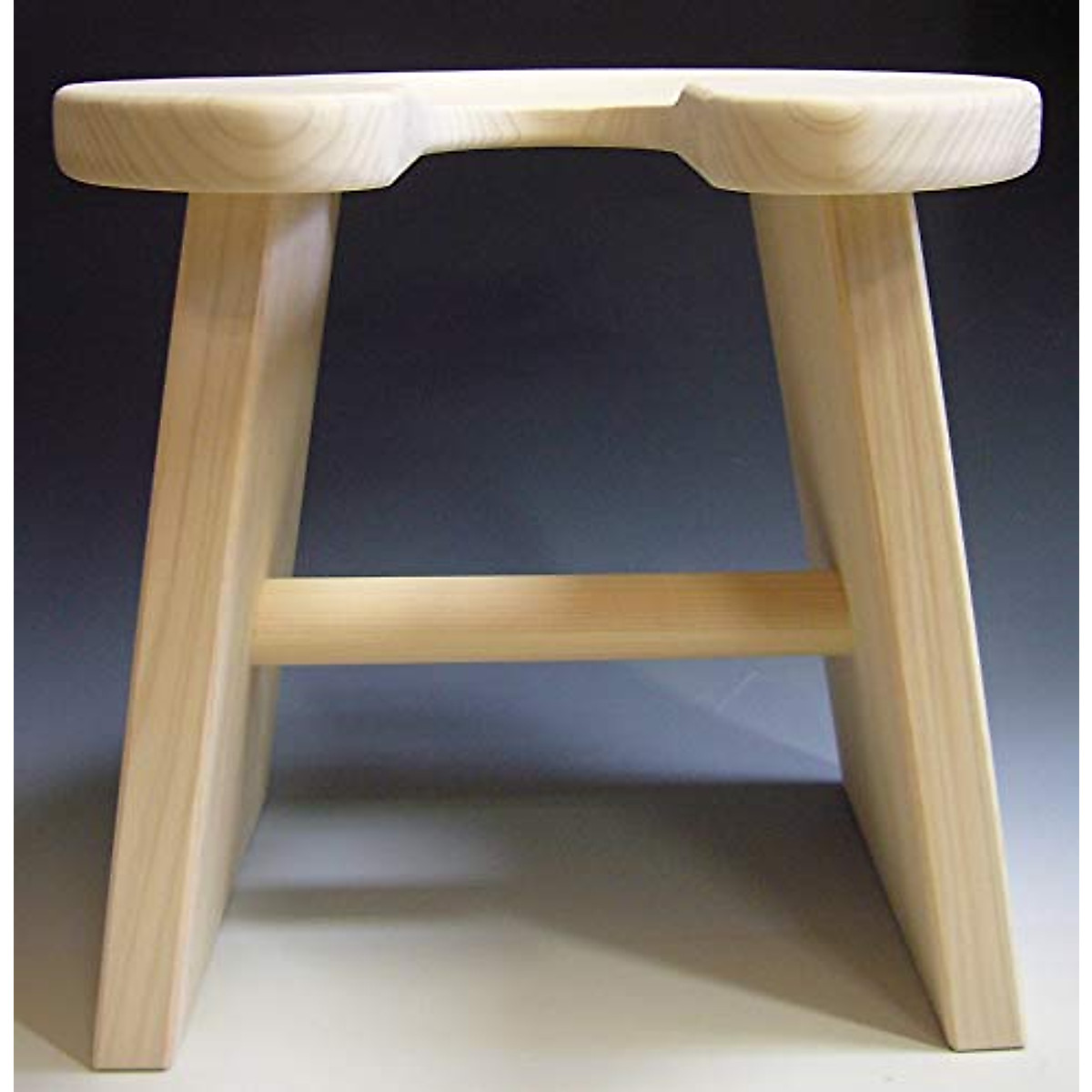 Kiso Craft Wooden Bath Chair, Healing Incense, Made in Japan, Cypress (Foot Height), Width 11.8 x Depth 10.4 x Height 11.8 inches (30 x 26.5 x 3