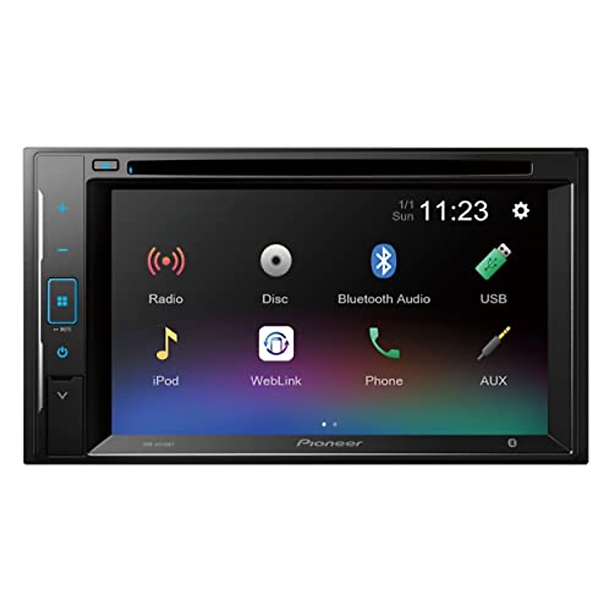 Pioneer AVH-200EX Multimedia DVD Receiver with 6.2" WVGA Display, and Built-in Bluetooth