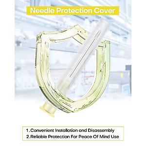 100Pcs 20G 1 Inch (25MM) Needle Luer Lock Industrial Accessories for Scientific Measuring, Refilling Liquid, Inks & Plant, Individual Package