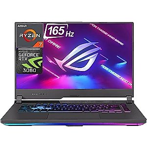 ASUS 2023 Newest ROG Strix G15 Gaming Laptop, 15.6" 2K 165Hz IPS Display, AMD Ryzen 7 6800H, NVIDIA GeForce RTX 3060, 32GB DDR5 RAM, 2TB SSD, Wi-Fi 6E, Bluetooth, Backlit Keyboard, Windows 11 Home
