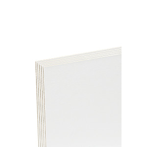 Creative Mark ArtBites Canvas Textured Boards 5-Pack - 2.3mm Stock Board Mounted Mini Canvases for Painting, Sketching, Printing & More! - 5x7