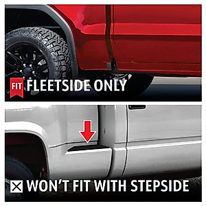 MaxMate Soft Roll-up Truck Bed Tonneau Cover Compatible with 1988-2006 Chevy Silverado GMC Sierra 1500 2500 3500HD; 2007 Classic | Fleetside 6'6" (78") Bed | TCC169009