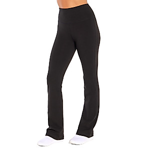 Marika Women Standard Carrie Tummy Control Bootleg Pant, Black, Large/32 Inseam