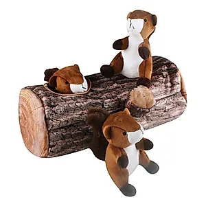IFOYO Hide and Seek Dog Toys, 2 in 1 Interactive Plush Dog Toy, Stimulating Squeaky Pet Enrichment and Puppy Toys for Small and Medium Dogs
