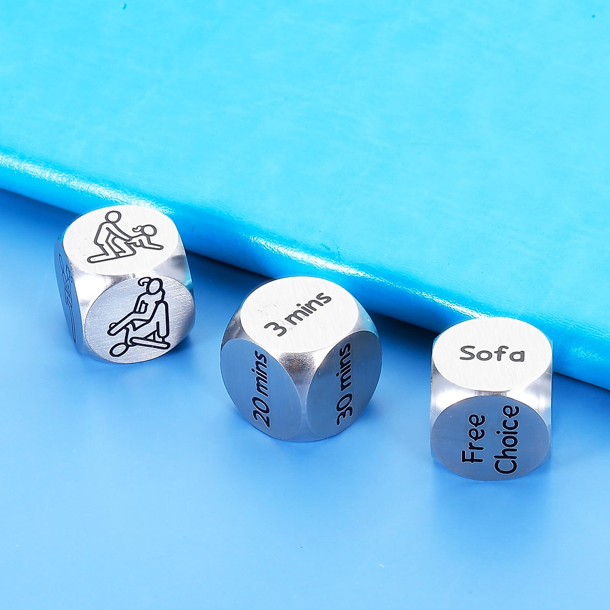 Anniversary Couple Gifts for Him Her Date Night Ideas for Boyfriend Girlfriend 11th Anniversary Steel Dice Gifts for Husband Wife Wedding Christmas Valentines Birthday Gifts for Women Men