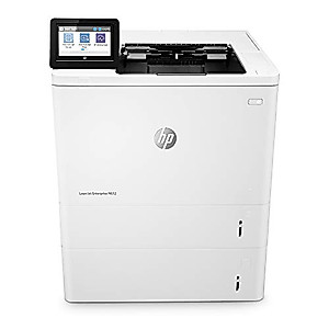 HP LaserJet Enterprise M612x Monochrome Printer with built-in Ethernet, 2-sided printing & extra paper tray (7PS87A), White