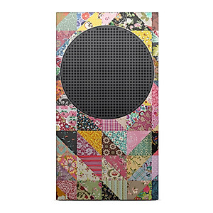 Head Case Designs Officially Licensed Rachel Caldwell Quilt Art Mix Vinyl Sticker Gaming Skin Decal Cover Compatible With Xbox Series S Console and Controller Bundle