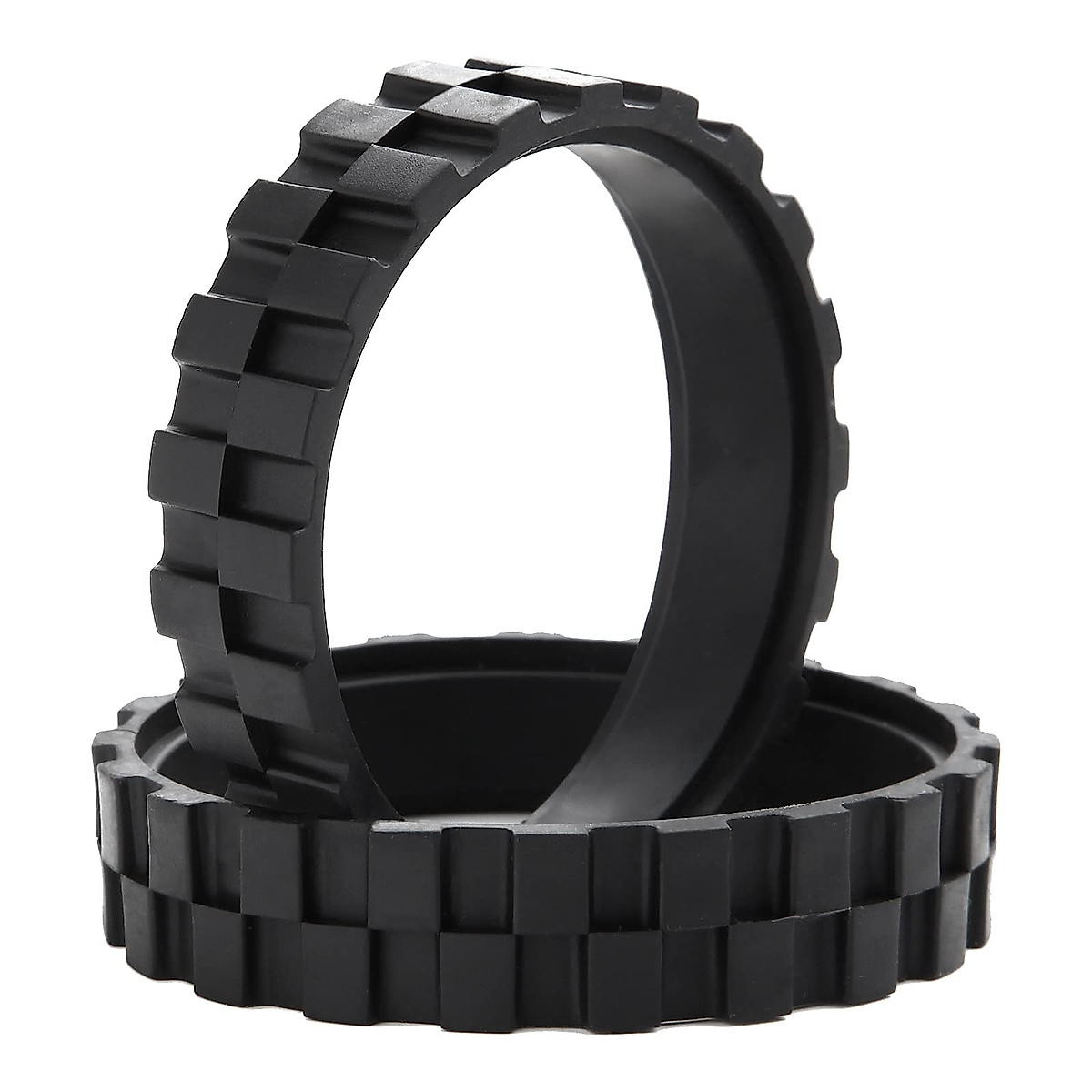 Abeskch Replacement Tire Compatible with IRobot Roomba Wheels Series 500, 600, 700, 800, 900 and I3, I6, I7, E5, E6, J9 Non-slip, high wear resistance Tire for irobot roomba wheel replacement (2 Pack)