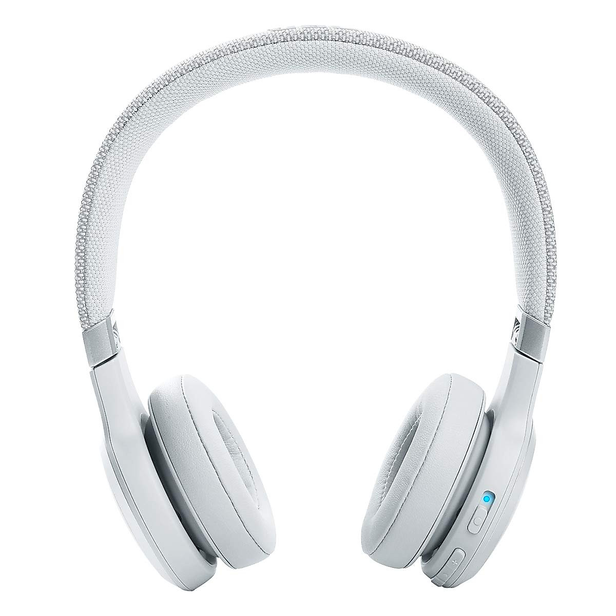 JBL Live 460NC - Wireless On-Ear Noise Cancelling Headphones with Long Battery Life and Voice Assistant Control - White (Renewed)