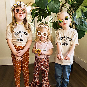 JeVenis Groovy Glasses For Kids Retro Flower Sunglasses Groovy Headbands Two Groovy Party Supplies Daisy Hippie Boho Glasses Daisy Flower Crown