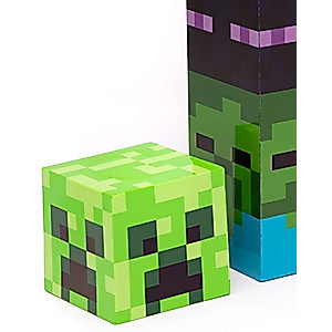 Minecraft Water Bottle GREEN OR RED Kids Mobs Torch Sports Travel Mug Flask 650ML