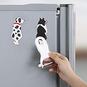 Scicalife Magnets for Fridge, Dog Refrigerator Magnets Wall Hooks for for Magnet Boards Fridge School Home Office Decor(2pcs)