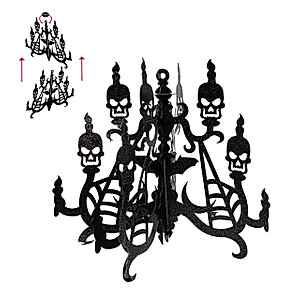 JOYIN Halloween Haunted House Chandelier Decoration Swirl Ceiling Hanging and Wall Decoration Set