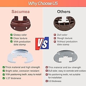 Drawer Slides for kenlin Rite-Trak II Replacement 168 Track Guides, 5 Sets of Rite Track 2 Drawer Repair Parts, UNIVERSAL Drawer Guide for Dresser, Nightstand Drawers from Most Furniture Manufacturers