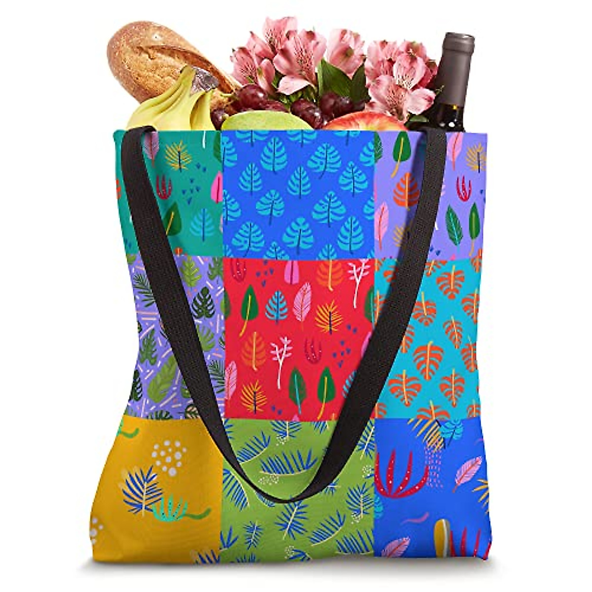 Quilting Lovers Colorful Design Quilters Tote Bag