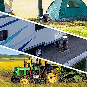 SUNSUL 20W 12V Solar Panel Kit with Trickle Charger, Maintainer, and Adjustable Mount Bracket for Marine, Automotive, RV, Motorcycle, and Boat.