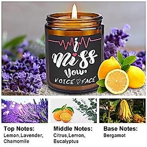 Candles Funny Gifts for Women Men, Scented Candle Romantic Message with I Miss You, Birthday Dating, Relationship Gift Ideas for Him Girlfriend Boyfriend Mom Wife