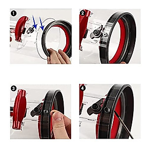 Dust Bin Bucket Top Fixed Sealing Ring Replacement for Dyson V10 Slim V12 Digital Slim Vacuum Cleaner Accessories Parts