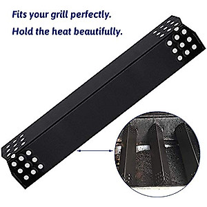 Grill Replacement Parts for Nexgrill 720-0896B 720-0896C 720-0882A 720-0896 720-0925 Grills, 6 Pack Heat Plates Flame Tamers for Nexgrill Deluxe 6 Burner Grills, Grill Master 720 0697 Heat Shields