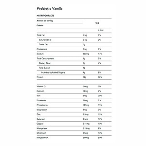 Nuzest Digestive Support Protein Probiotics for Digestive Health – Vanilla - Clean Lean Protein - Premium Vegan Pea Protein Powder – Plant Based - 20 Servings, 1.1 lb