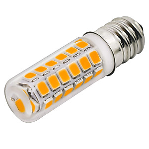 5 Pack E12 Led bulb 2W Equivalent to 20W 25W Warm White 3000K 300Lm AC 110V 120V C7 E12 Edison Base Update Compact Small Light for Ceiling Fan Bedroom Salt Lighthouse Chandelier Not-dimmableLamp