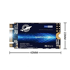 SSD SATA M.2 2242 500GB Dogfish Ngff Internal Solid State Drive High Performance Hard Drive for Desktop Laptop SATA III 6Gb/s (500GB, M.2-2242)