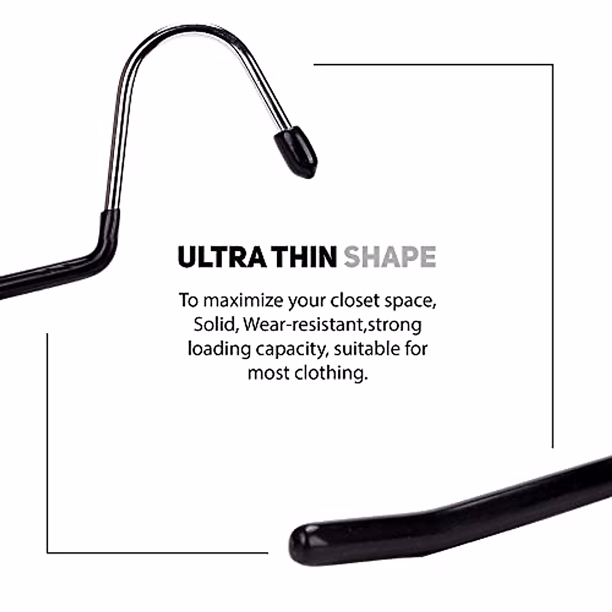 BuyDBest -Stainless Steel Hanger Set of 9, Heavy Duty Hanger, Hanger for Bedspreads, tablecloths, linens, Large Towels, Cloth Hanger, Blanket Hanger