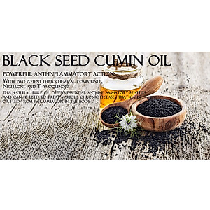 Dr Joe Lab Egyptian Black Seed Oil - Bulk 32 oz - 100% Natural, Black Cumin, Unrefined, Kalonji, Cold Pressed, Extra Virgin, Blessed, Vegan, Non GMO - Premium Grade A for Hair Skin