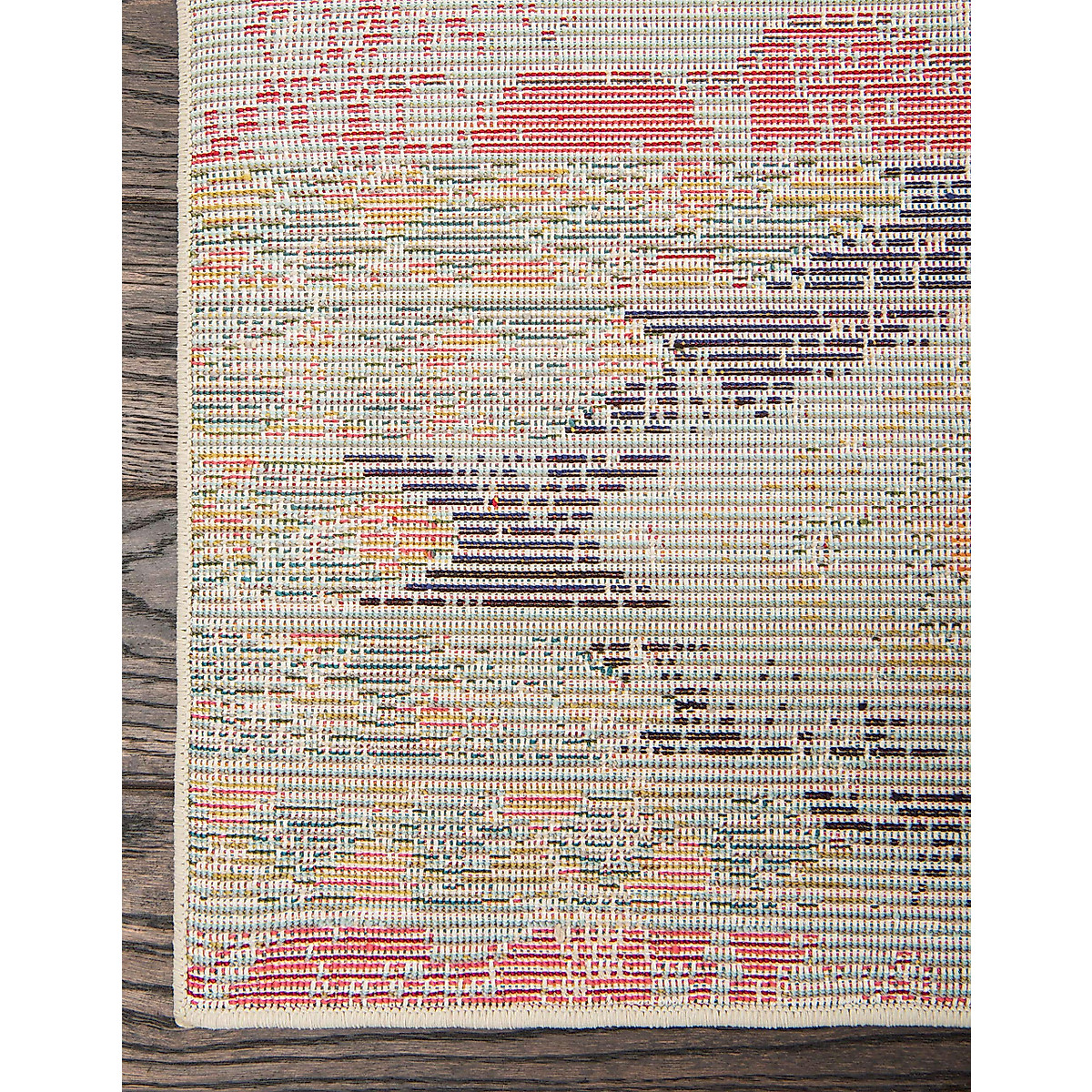 Unique Loom Sedona Collection Area Rug - Yosemite (8' Square, Multi/ Blue)