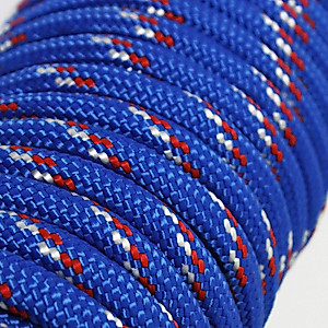 Nite Ize CamJam XT Aluminum Rope Tightener & MaxxHaul 50227 3/8" x 50 Ft Diamond Braided Rope Extra Strength-Sunlight and Weather Resistant, Multicolor, Foot