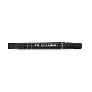 Prismacolor 97 Premier Double-Ended Art Markers, Fine and Chisel Tip, 24-Count with Carrying Case