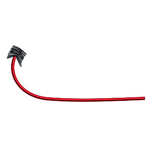 Rectorseal 83406 Transparent 18″ Flexible Rod. EZ Trap, RED