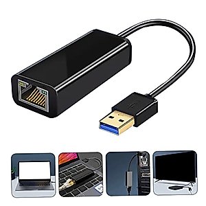 HONMEET Ethernet Adapter Gigabit LAN Network Adapter USB Ethernet Converter USB Adapters Type c to Ethernet LAN Internet Network Adapter USB Adaptor Network Card Wired Abs