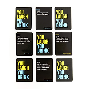 You Laugh You Drink - The Drinking Game for People Who Can't Keep a Straight Face [A Party Game]