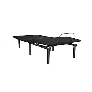 ccko Electric Adjustable Bed Frame with Independent Head & Foot Incline, Twin XL Adjustable Bed Base Motorized Bed Frame with Wireless Remote Control and Quiet Motor, Quick and Easy Assembly