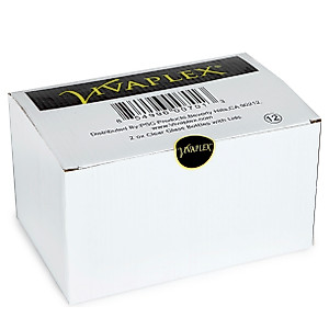 Vivaplex, 12, Clear, 2 oz Glass Bottles, with Lids